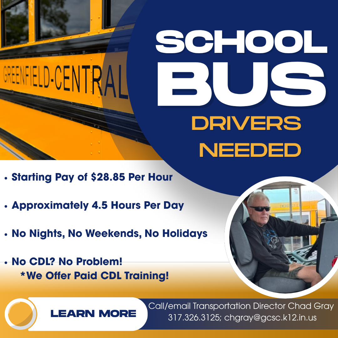 🚌Greenfield-Central Community School Corporation is in need of more bus ...